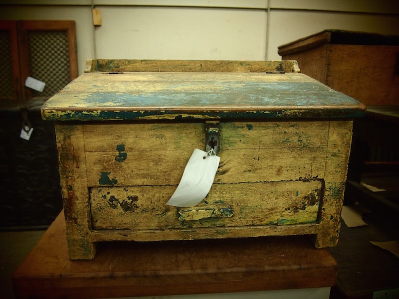 Small Wooden Chest Burgess Reclamation