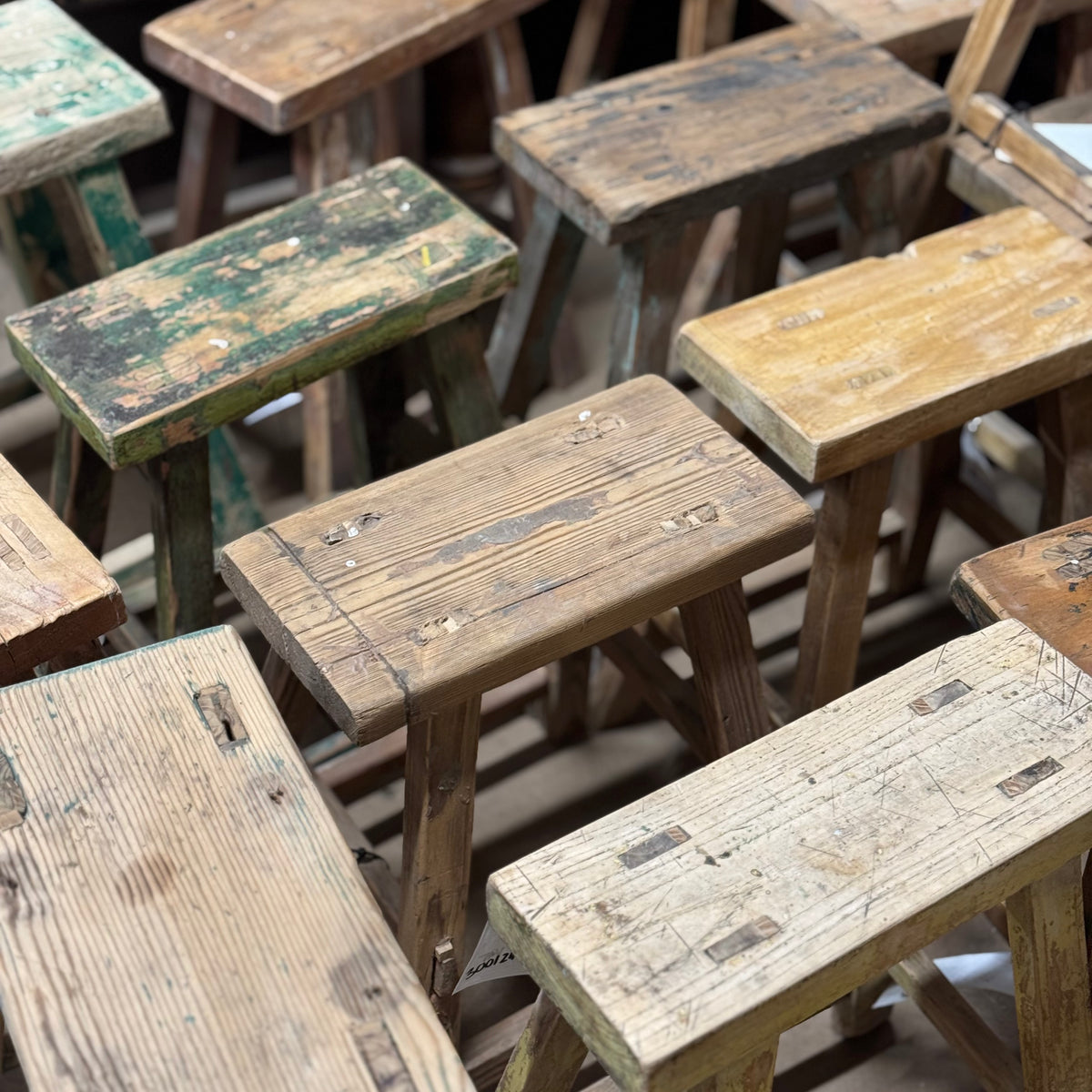 Old wooden stools – Burgess Reclamation