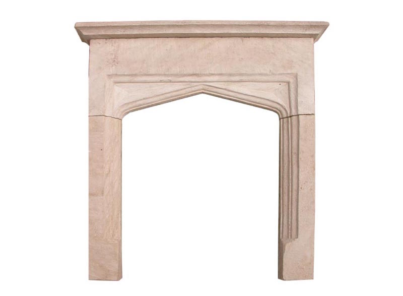 Natural Stone Minster Fireplace – Burgess Reclamation
