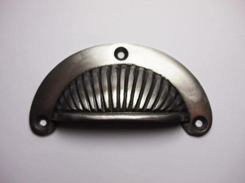 Reeded Metal Cup Handle-Silver – Burgess Reclamation
